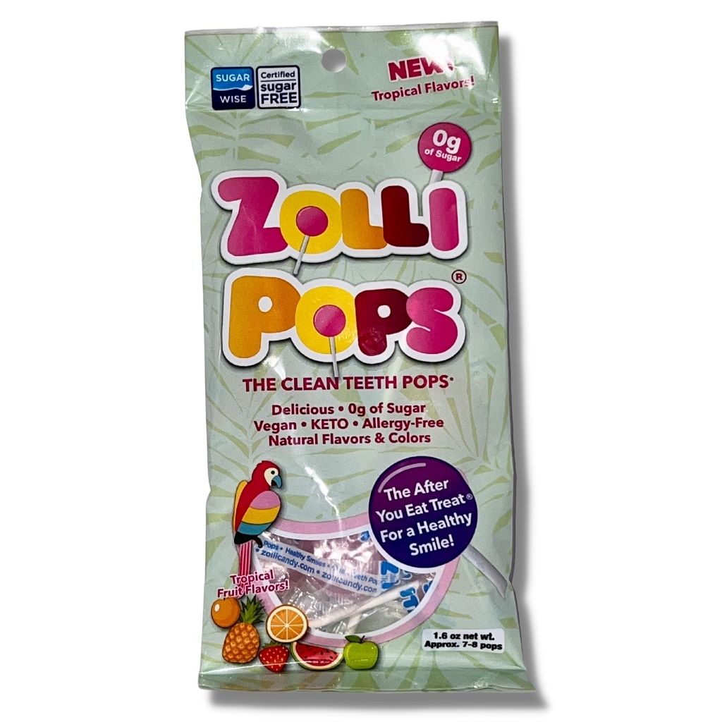 Zollipops® Tropical Assorted Sugar Free – Daz & Andy’s Healthy Lollies